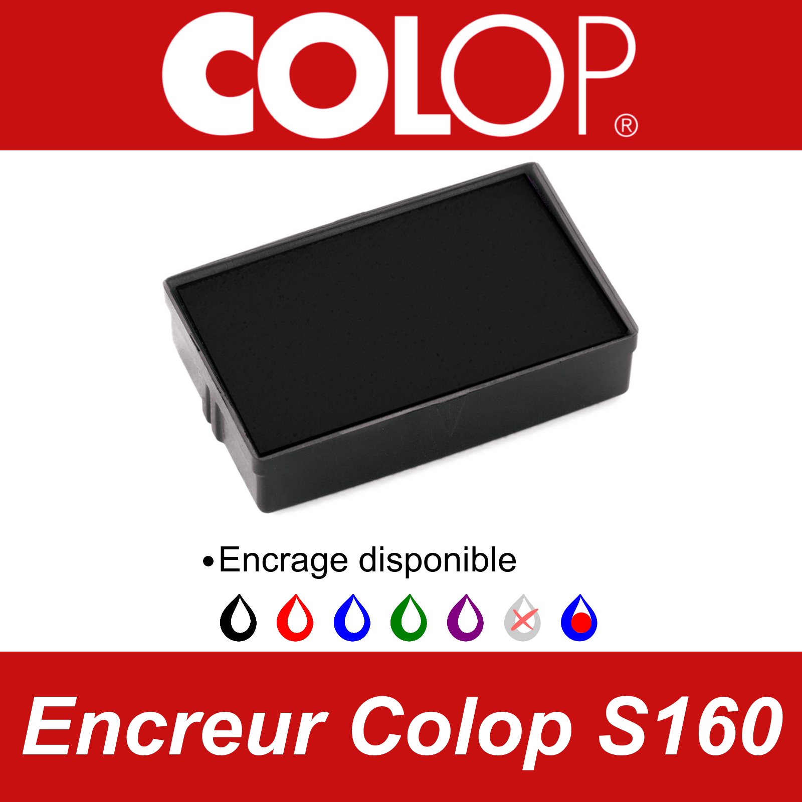 Encreur Colop S160 | Tampon Personnalisé