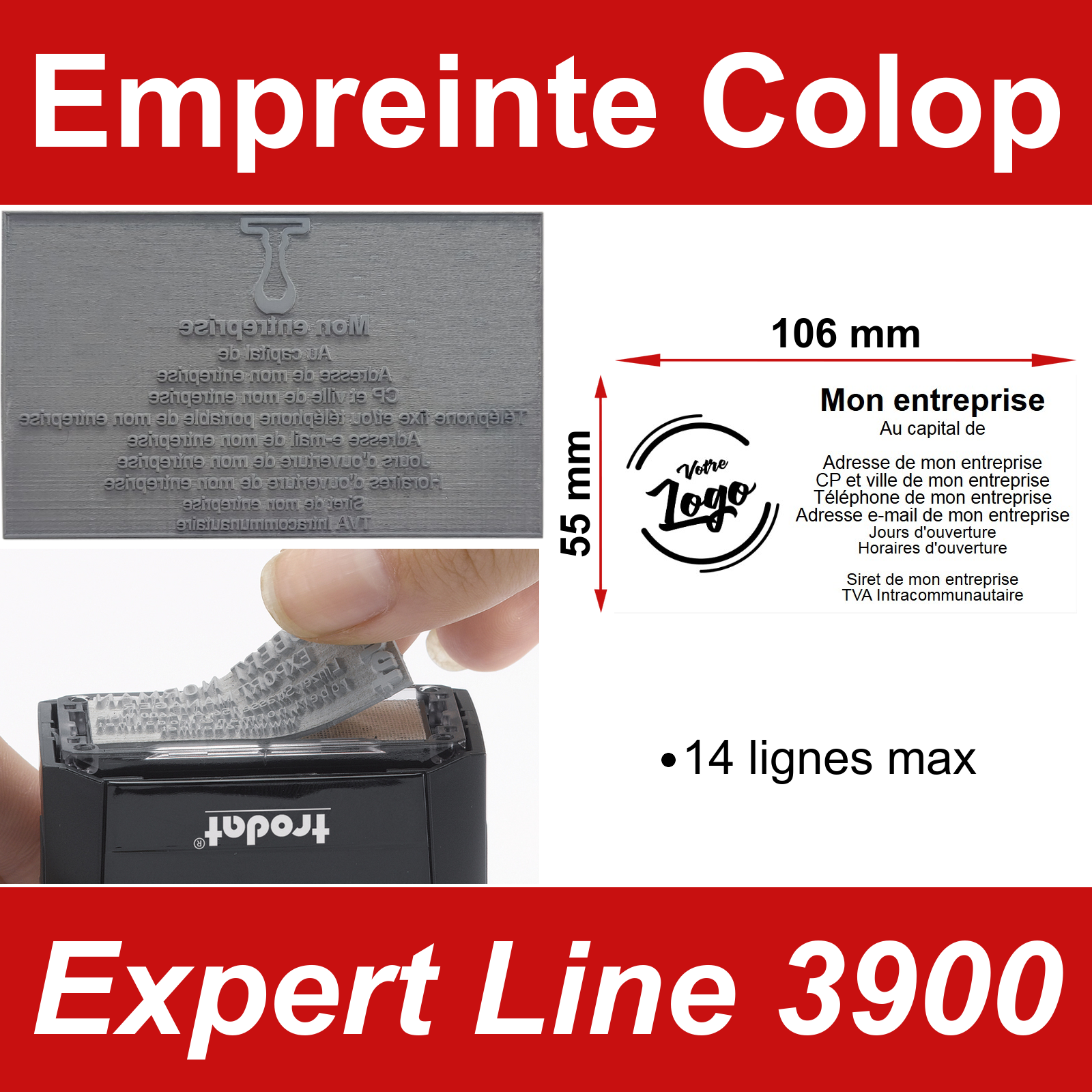 Empreinte Colop Expert Line 3900 | Tampon Personnalisé